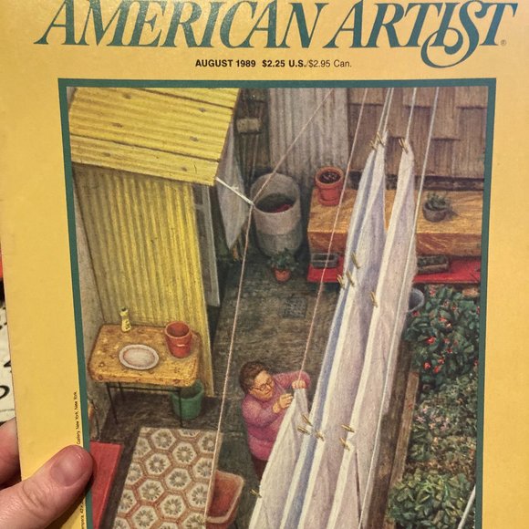 American Artist | Other | Vintage Magazine American Artist August 989 ...